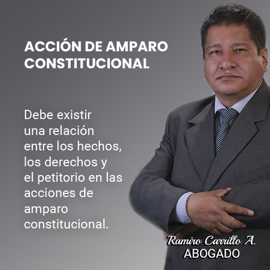 Sobre la relación que debe existir entre los hechos, los derechos y el petitorio en las acciones ...